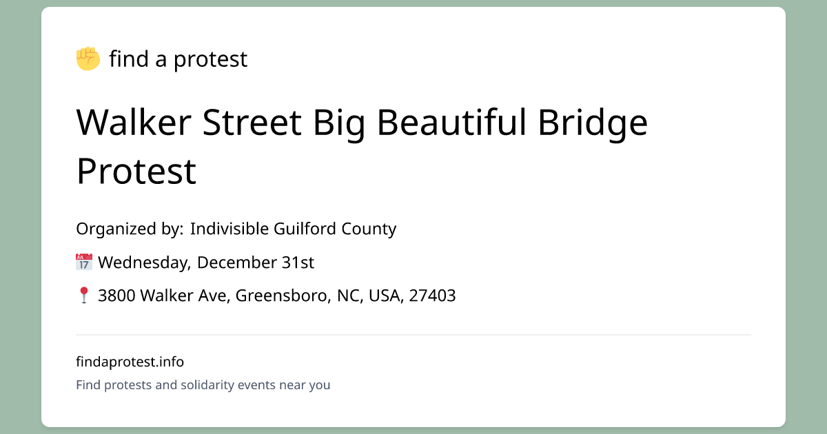 Walker Street Big Beautiful Br... in Greensboro on Wednesday