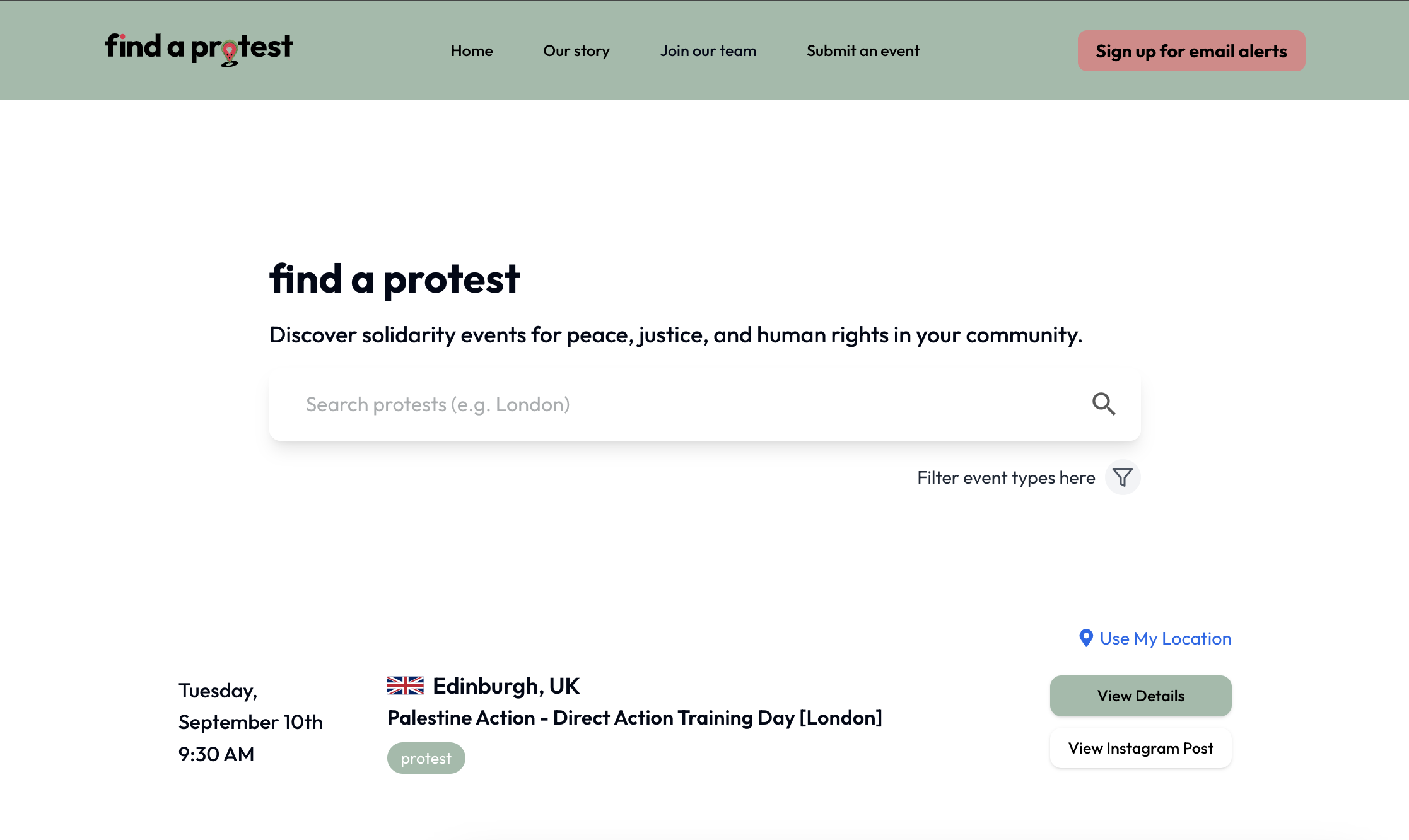 Find Protests Near You - Updated Daily | find a protest